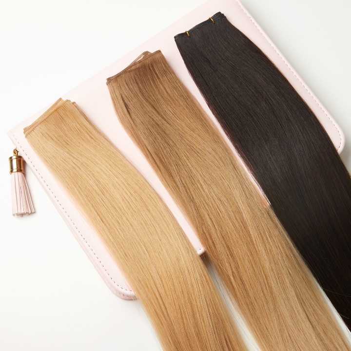 20" Superfine Weft Human Hair Extension (No Clips) – Showpony Hair ...